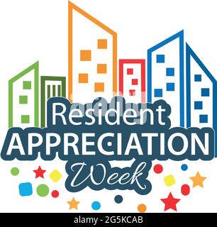 Resident Appreciation Week vector Stock Vector Image & Art - Alamy
