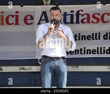 Alessandro Zan during manifestation in Milan for DDL Zan (Photo by Luca ...