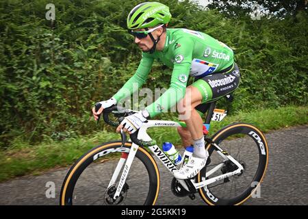 French Julian Alaphilippe pictured in action during a track ...