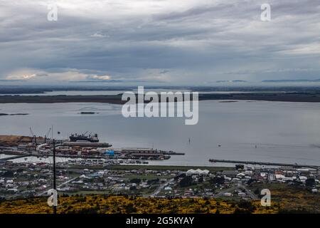 Port of Bluff, Southland, New Zealand Stock Photo - Alamy