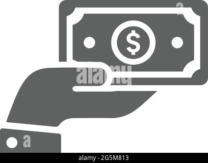 Currency, money, payment icon is isolated on white background. Use for ...