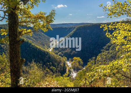 Barbour Rock Overlook in The Pennsylvania Grand Canyon aka Pine Creek ...
