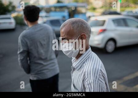 Tehran, Iran. 28th June, 2021. The IRGC military uniform of Hassan ...