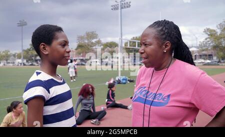 SISTERS ON TRACK, from left: Tai Sheppard, Jean E. Bell, Brooke ...