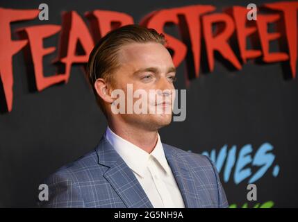 McCabe Slye arrives at the FEAR STREET TRILOGY Premiere held at the LA ...