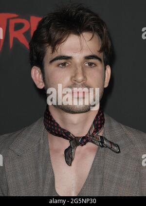 Ted Sutherland arrives at the FEAR STREET TRILOGY Premiere held at the ...