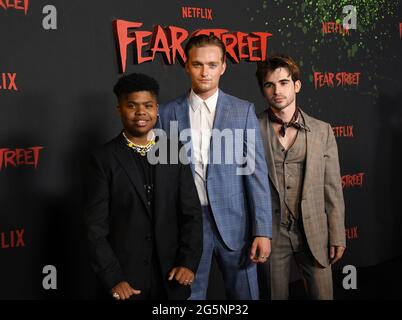 (L-R) Benjamin Flores Jr., McCabe Slye, Ted Sutherland and Darrell ...