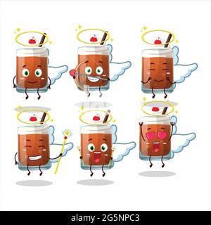 Cute cartoon root beer float character with text I'm Rooting For You ...