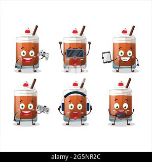 Cute cartoon root beer float character with text I'm Rooting For You ...