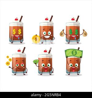 Cute cartoon root beer float character with text I'm Rooting For You ...