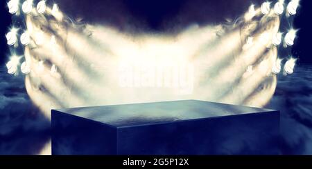 Dark lights effects abstract 3d illustration background wallpaper ...