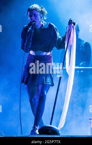 Oslo, Norway. 28th June, 2021. The Norwegian singer and songwriter Iris ...