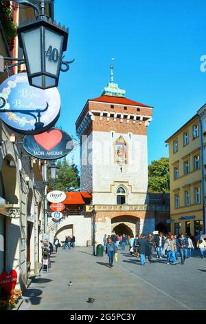 Poland, Krakow, Florian Gate Stock Photo - Alamy