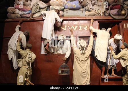 1947 Partition of the Indian subcontinent - Pakistan and India Stock ...