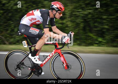 VAN MOER Brent during the Tour de France 2025, UCI WorldTour cycling ...