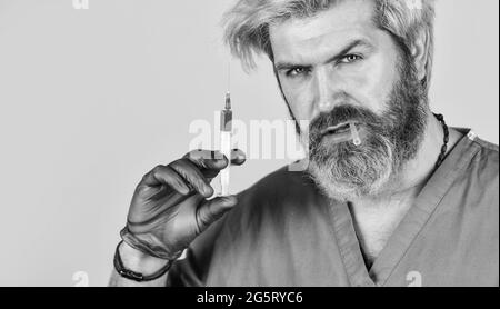 Nurse preparing injection. Stop epidemic. Health care. Coronavirus ...