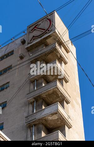 The House of Soviets is a Russian brutalist building designed by ...