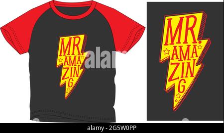 Mr. amazing graphic design vector illustration Stock Vector Image & Art ...