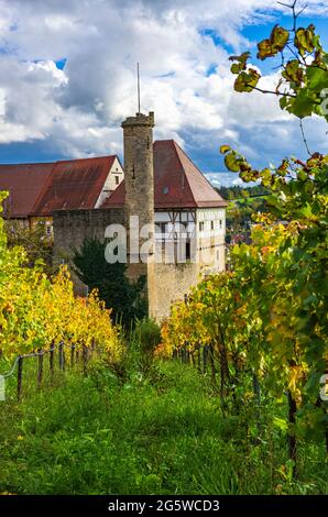 Talheim Obere Burg Stock Photo - Alamy