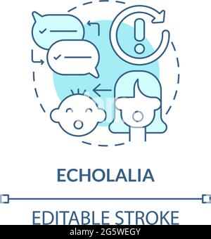 Abstract echoing line art illustration set featuring circular loops and ...