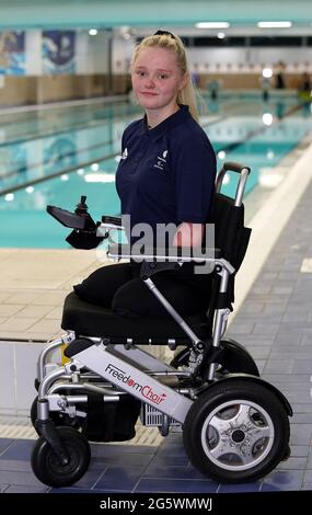 Paralympic GB swimmer Ellie Challis, during the Paralympic Swimming ...