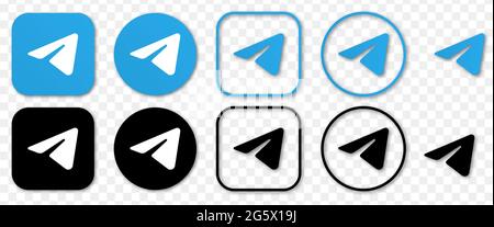 telegram set. telegram logo. telegram button. telegram icon. telegram ...