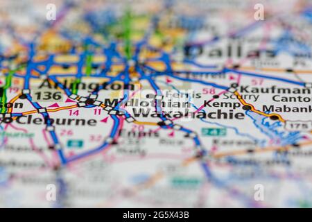 Midlothian Shown on a Geography map or road map Stock Photo - Alamy