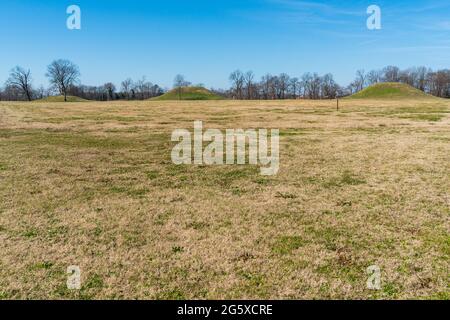 Toltec Mounds Archeological State Park Stock Photo - Alamy