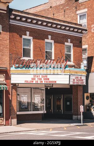 Community Theatre, Hudson, New York. Exterior. Gottscho-Schleisner ...
