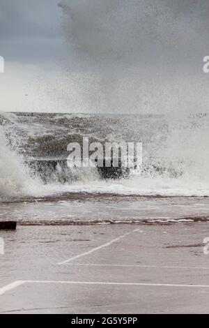 Rough seas in Montevideo, Uruguay Stock Photo - Alamy