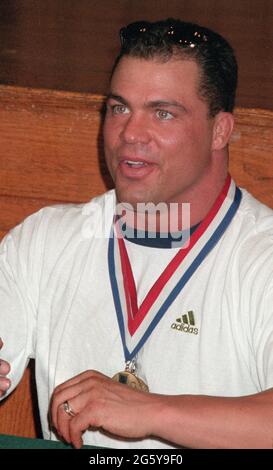 Kurt Angle 2000 Photo by John Barrett/PHOTOlink Stock Photo - Alamy