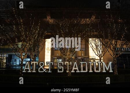 A general view of the Dallas Stadium, Arlington, ahead of the FIFA ...