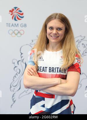 Beth Dobbin during the Athletics kitting out session for the Tokyo ...