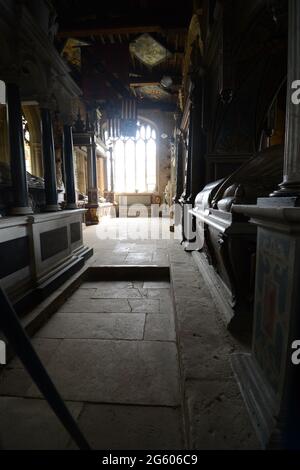 Princess Diana or Diana Spencer at the Church in Great Brington ...