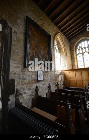 plaque in the crypt for Diana Spencer princess of Wales Church buried ...