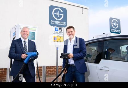 EDITORIAL USE ONLY (Left to right) Toddington Harper, Founder and CEO ...