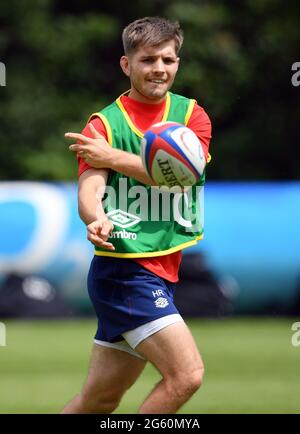 England's Harry Randall during a training session at the Honda England ...
