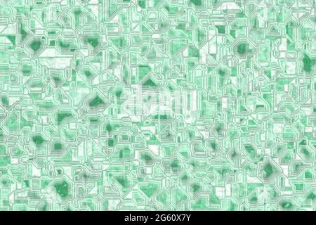 creative green cybernetic electronic pattern digital graphics ...