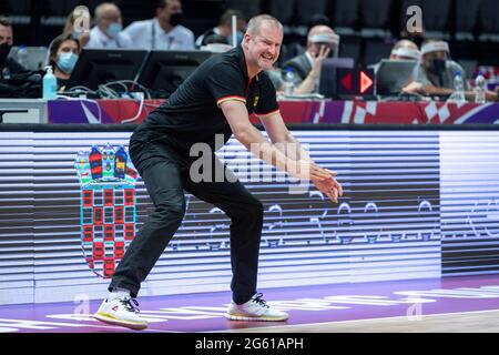 Split, Croatia. 01st July, 2021. Basketball, Oympia Qualification, FIBA ...