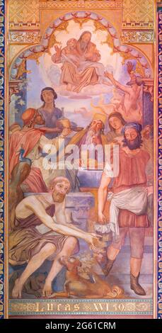 The Death of the Poor Lazarus, Parable of the Rich Man and the Poor ...