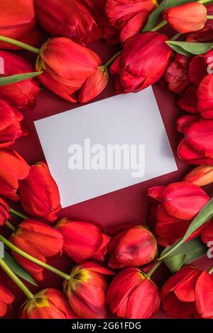 Summer time concept with blank greeting card and blank white paper on ...