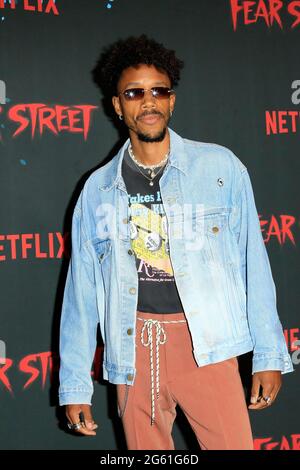 Darrell Britt-Gibson at arrivals for FEAR STREET Netflix Trilogy ...