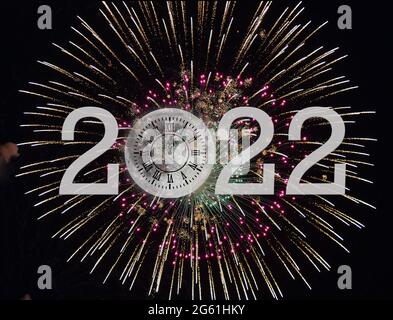 New Year time 12 clock midnight last hour countdown pressure. Christmas ...