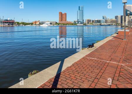 414 Light Street dominates Baltimore's Inner Harbor waterfront. The ...