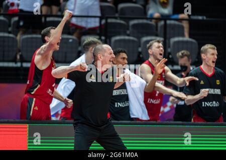 Split, Croatia. 01st July, 2021. Basketball, Oympia Qualification, FIBA ...
