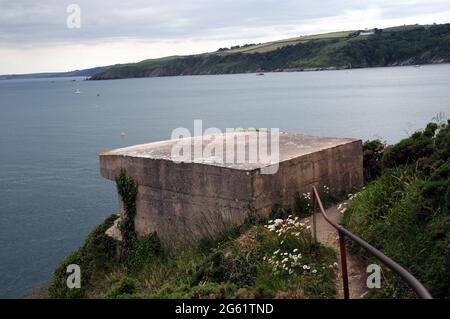 Remains of WW2 coastal battery positions, Hanko, Finland Stock Photo ...