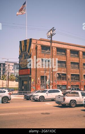 Angel City Brewery. The Arts District. Downtown Los Angeles, California ...