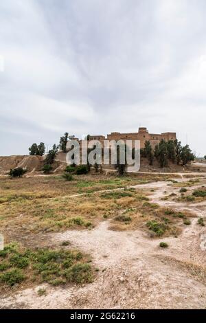 Shush castle, archaeological site of Susa(Shush), base of excavation ...