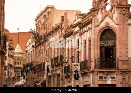 Zacatecas City, Zacatecas City, Mexico - May 23, 2019: Clouds diffuse ...