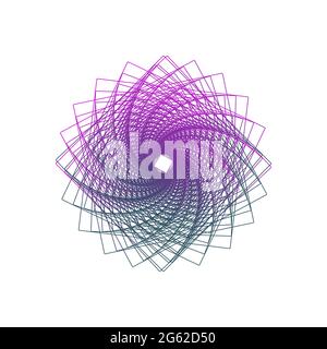 Radial Abstract shape. Geometrical pattern background. Floor tile ...